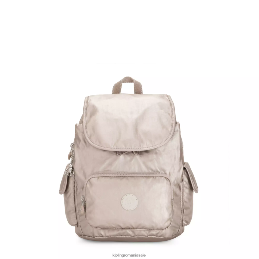 Kipling city pack rucsac mic metalic strălucire metalică | Kipling Bags ...